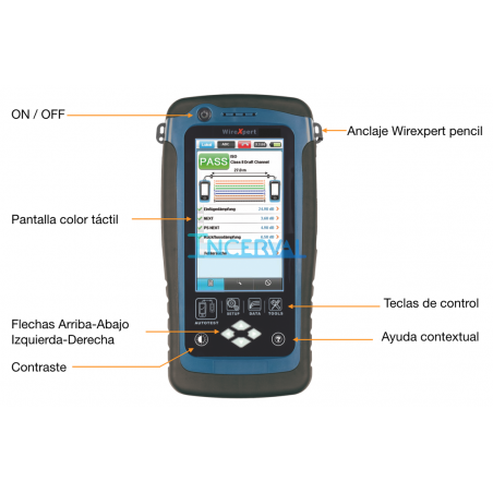Certificador de redes CAT8 WireXpert 4500